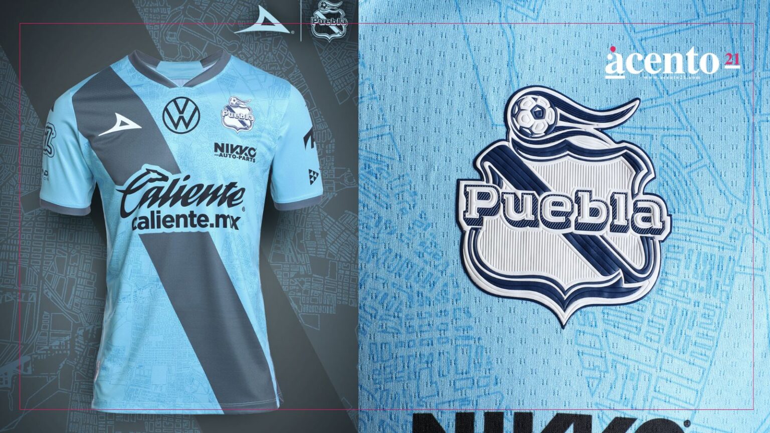 Puebla lanza uniforme alternativo inspirado en las calles de la ciudad