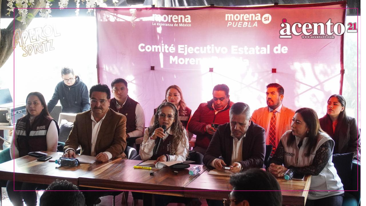 Morena Puebla iniciará encuestas para 2027 en febrero - Acento 21