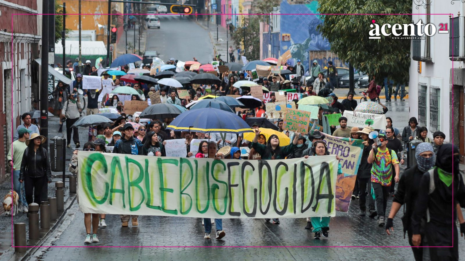 Ciudadanos protestan contra proyecto de Cablebús; acusan falta de ...